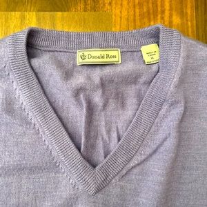 Donald Ross | Sweaters | Donald Ross Purple 0 Merino Wool Sweater Vest ...